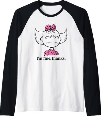 Peanuts Sally Fine Danke Raglan
