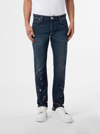 Philipp Plein Jeans Homme couleur Bleu