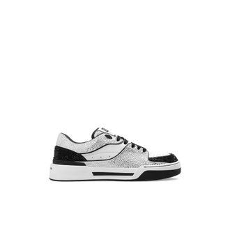 Dolce & Gabbana Homme, Chaussures, Blanc, Taille: 45 EU Baskets New Roma