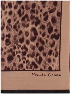 Manila Grace Femme, Accessoires, Multicolore, Taille: ONE Size Logo frontale Scarf