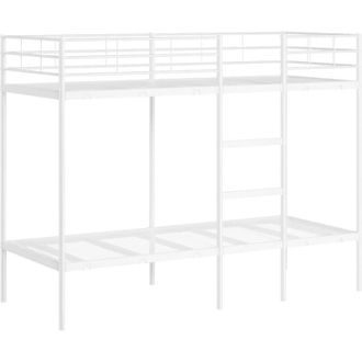 vidaXL Lit superpos&eacute; sans matelas blanc 80x200 cm acier Vidaxl