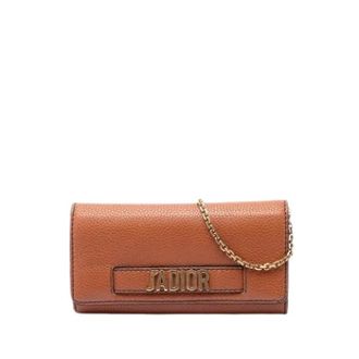 Dior Pre-owned JAdior Wallet on Chain - - Pre-owned - Damen - Braun - ONE SIZE