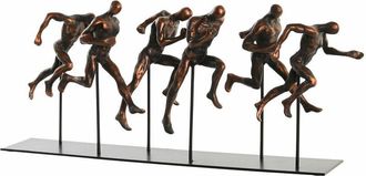 DKD Home Decor Dkd Home Decor - Metallharz -Figur 43x11.5x19 Kupfersportler Metallharz Material Multikolen Farbfamilien -Figuren D&eacute;tails Details