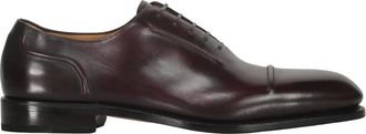 Ferragamo Homme, Chaussures, Brun, Taille: 39 EU Chaussures en Cuir &agrave; Bout en Amande