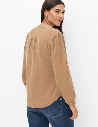 Brax Klassische Bluse Style VIOLET Cord: Bluse aus reiner Baumwolle