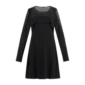Givenchy Draped Jersey Dress - - Dresses - Damen - Schwarzk - S
