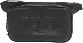 Fendi unisex, Pre-owned, Noir, Taille: ONE Size Sac banane doccasion