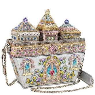 Mary Frances Mary Frances Handbag, Castles in The Air Crossbody Sac à Main Femme, argenté