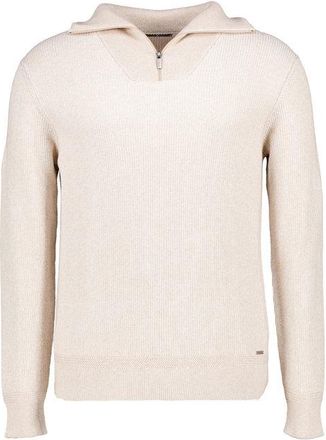 Ragman Herren Pullover beige unifarben