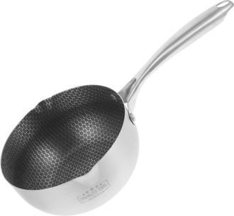 Pretyzoom Edelstahl Honeycomb Bratpfanne Japanischer Mit Antihaftbeschichtung Für Induktion Gas Elektro Kochen Vielseitig Zum Braten Dünsten Frittieren Für Rame