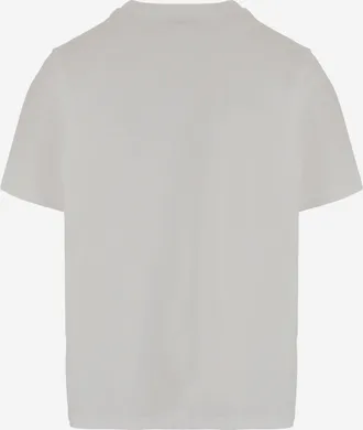 Homme Logo-Print Cotton T-Shirt - White