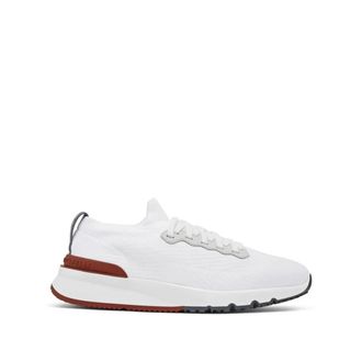 Brunello Cucinelli Knit Runners - - Shoes - Herren - Wei&szlig; - 46 EU