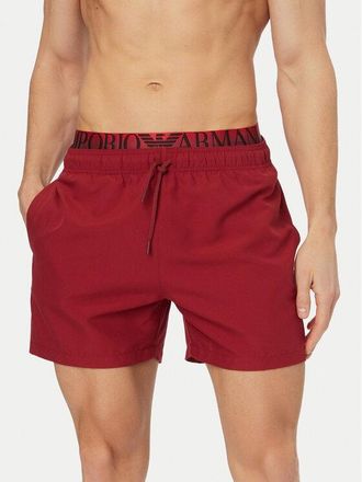 Emporio Armani Sportshorts EM000686 AF20432 U5050 Dunkelrot Regular Fit