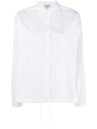 Woolrich chemise &agrave; ourlet &agrave; lien de resserrage - Blanc
