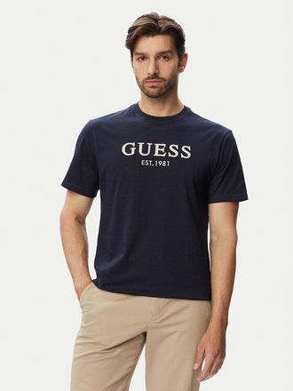 Guess T-Shirt M6YI41 K4227 Dunkelblau Regular Fit