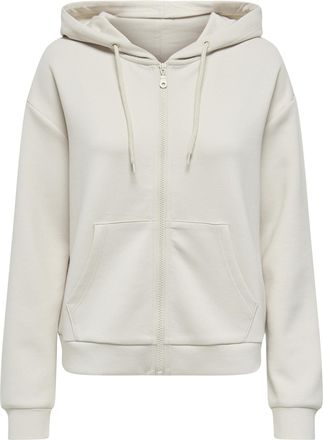 Only Play Damen Onplounge Life Hood Fz Ls SWT Noos Sweatshirt, Pumice Stone, L