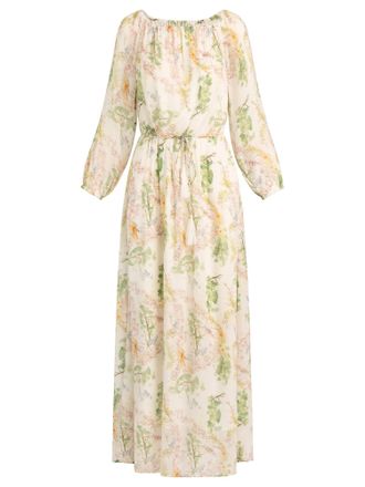 Apart Fashion Damen Carmen Kleid, Creme-Multicolor, Normal