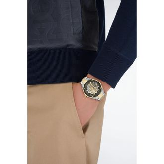 Ferragamo Uhren - Mechanische Analoguhr Versilia Automatic Skeleton - Gr. unisize - in Silber - f&uuml;r Damen