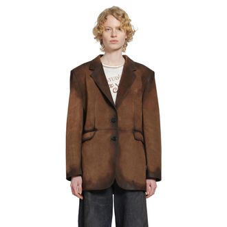 Acne Studios Suede Suit Jacket