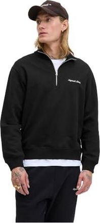 Jack & Jones High Neck Jornorrebro EMB Sweat à col Haut Sn, Noir, 3XL Homme