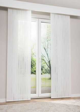 Lysel Schiebegardine Sambava in Rohwei&szlig;, in der Gr&ouml;&szlig;e (BxH) 60cm x 245cm