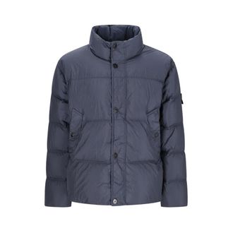 Stone Island Homme, Vestes, Bleu, Taille: L Down Vestes
