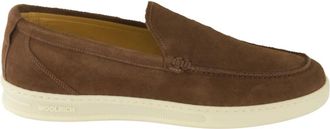 Woolrich Homme, Chaussures, Brun, Taille: 45 EU Leather Mocassins