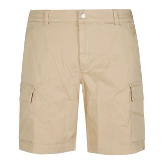 Woolrich Cotton Twill Cargo Short GD - - Shorts - Herren - Braun - L