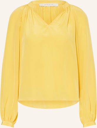 Herzen&rsquo;s Angelegenheit Herzens Blusenshirt Aus Seide gelb
