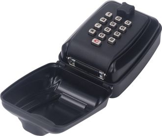 CHICIRIS 12-stelliger Kombinationsschl&uuml;sselkasten, Gro&szlig;es Fassungsverm&ouml;gen, Schl&uuml;sselschloss, Schutzabdeckung f&uuml;r Haus, B&uuml;ro, Lager, Schwarz