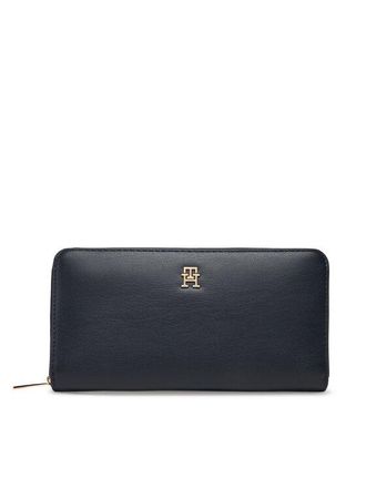 Tommy Hilfiger Geldb&ouml;rse Th Icon Lrg Za AW0AW17744 Dunkelblau