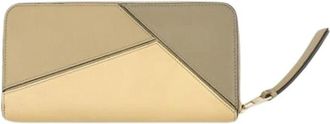 Loewe Portefeuille long (bi-pli) doccasion - Femme - Pre-owned - Beige - Taille: ONE Size