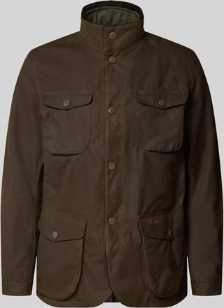 Barbour Funktionsjacke mit gewachstem Twill