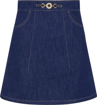 Patou Femme, Jupes, Bleu, Taille: 36 FR A Line Mini Skirt