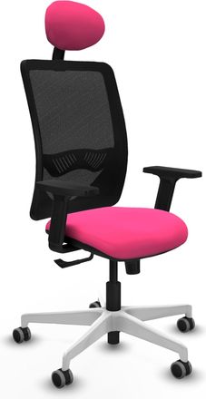 Piqueras y Crespo Rosa Zulema Computerstuhl mit 2D-Armen, h&ouml;henverstellbarer Lendenwirbelst&uuml;tze und festem Kopfteil, ausgestattet mit 3 Positionen und Schneidschaum, Sc