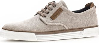 Gabor Herren Sneaker Low, Männer Halbschuhe,Wechselfußbett,Sportschuhe,Freizeitschuhe,Turnschuhe,Laufschuhe,schnürer,Panna,40.5 EU / 7 UK