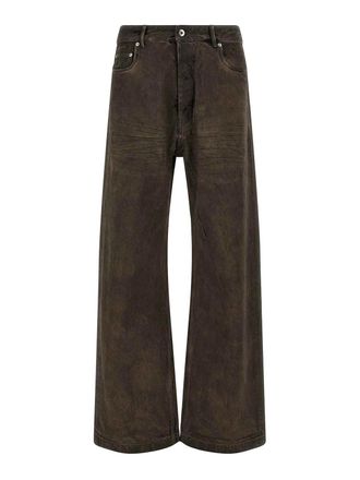 Rick Owens Straight Leg Jeans - Braun
