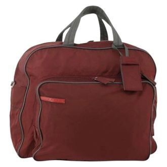 Prada Pre-owned Vintage Nylon Weekend Bag - - Pre-owned - Damen - Rot - ONE SIZE