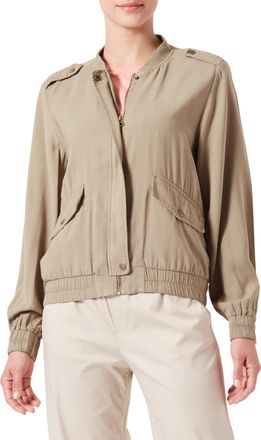 Garcia Garcia Damen Colbert + Gilet Jacke, Khaki, XXL