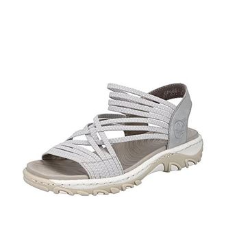 Rieker Femme 68688 Sandales de Trekking, Gris, 36 EU