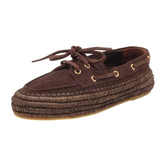 Paloma Barcel&oacute; Mocassin Penelope en daim - Femme - Chaussures - Brun - Taille: 38 EU
