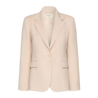 Max Mara Blazer droit - Femme - Vestes - Beige - Taille: 36 FR