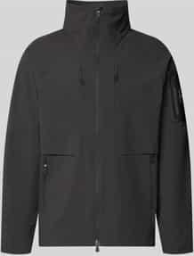 HUGO BOSS Regular Fit Trainingsjacke mit Label Patch Modell OW_GLOBE