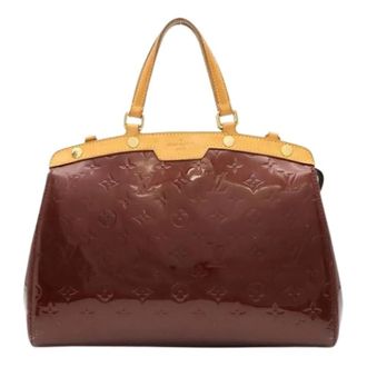Louis Vuitton Sac cabas Monogram Vernis Pre-owned - Femme - Pre-owned - Rouge - Taille: ONE Size