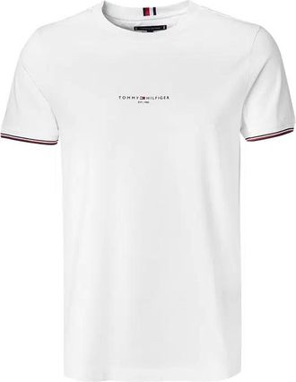 Tommy Hilfiger Herren T-Shirt weiß Baumwolle