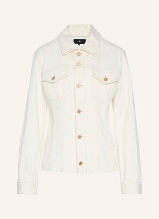 7 For All Mankind Cinched Jacket weiss