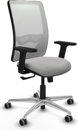 Piqueras y Crespo Gepolsterter Schreibtischstuhl Zulema mit 2D-Armlehnen, h&ouml;henverstellbare Lendenwirbelst&uuml;tze, ausgestattet mit Sincro 3 Positionen und Schneideschaum,