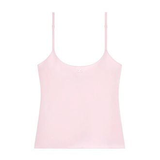 Courr&egrave;ges Femme, Tops, Rose, Taille: 40 FR Logo Top