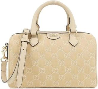 Gucci Sac Boston Pre-owned - Femme - Pre-owned - Beige - Taille: ONE Size