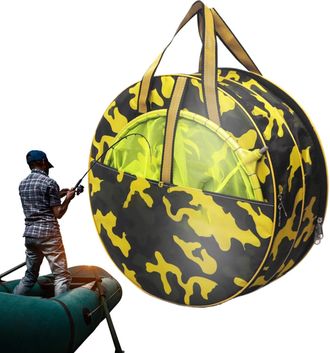 Generic Angelrollenetui, Tasche f&uuml;r Angelrollen, wasserdicht, multifunktional, tragbar, f&uuml;r Angelausr&uuml;stung, Aufbewahrungstasche f&uuml;r Fischnetz mit gro&szlig;em Fass